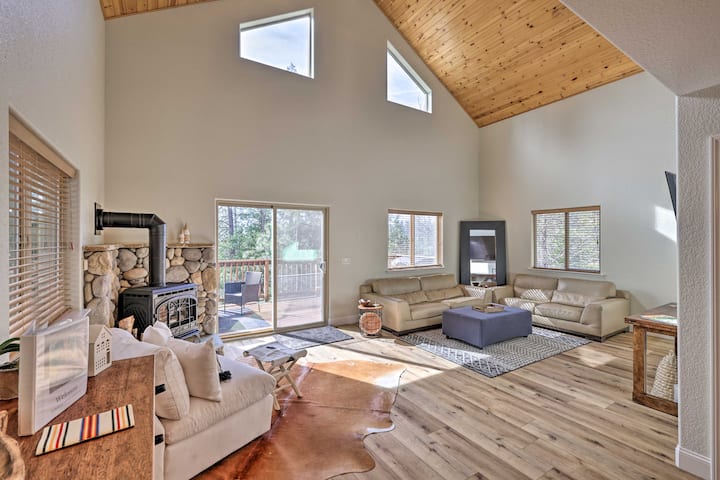 Near Hiking + Wineries: Arnold Cabin W/ Deck! - Arnold, CA