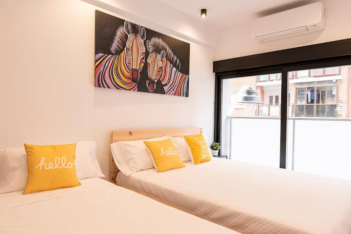 Bilbao Rooms & Kitchen Zorroza 2 Camas Balcon - Bilbao