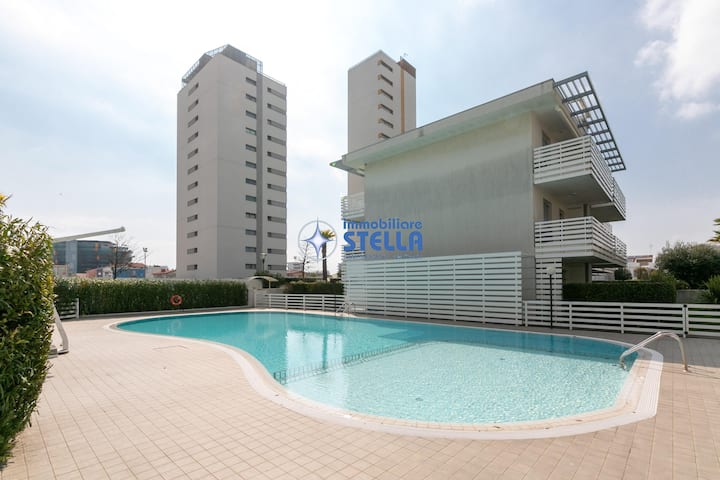 [Residence Maricel] Trilocale > Pool + Free Park - Lido di Jesolo