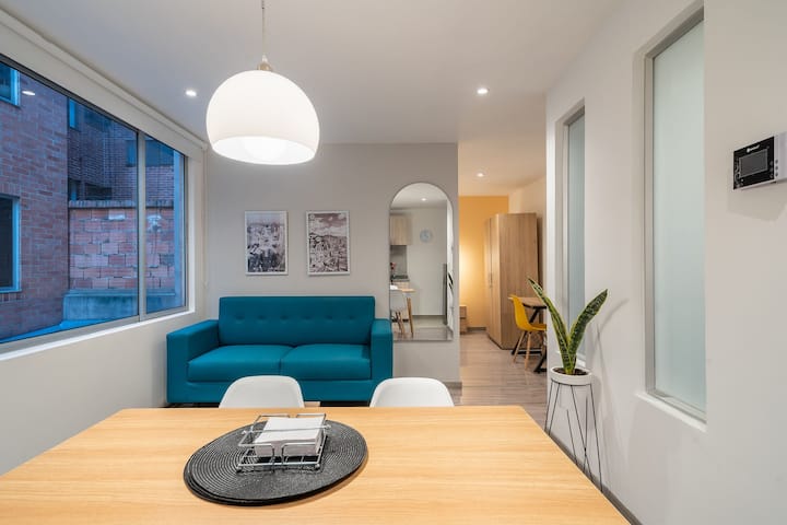 Espacioso Apt @Chapinero Alto + Lavandería - Bogotá