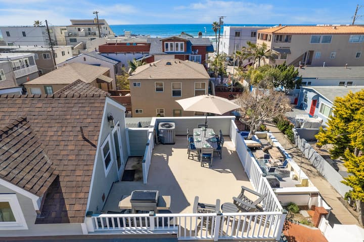 Beach Paradise | Ocean View, Roof Patio, Beach - San Diego