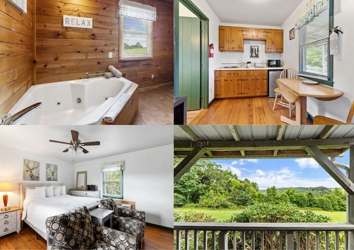 Blue Ridge Views! Pet Friendly! Rocky Knob Cabin 7 - Hillsville, VA