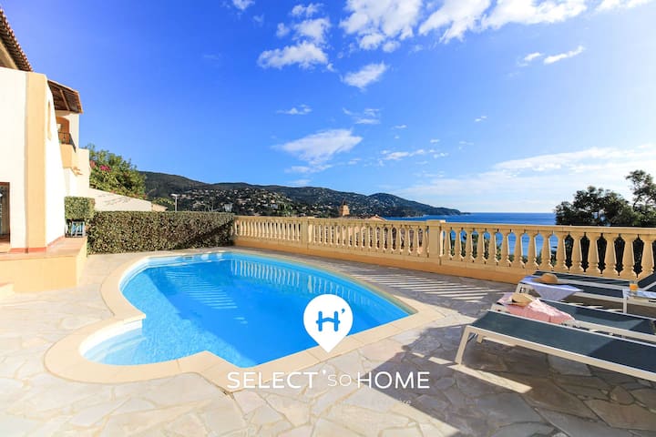 Panoramic Sea View Villa & Pool By Selectsohome - Rayol-Canadel-sur-Mer