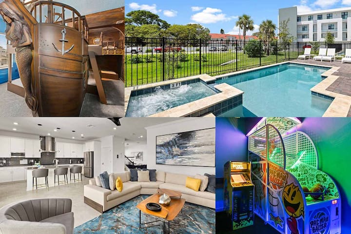 Sandy Harbor | 6br Beach Home W Game Rooms & More - Florida