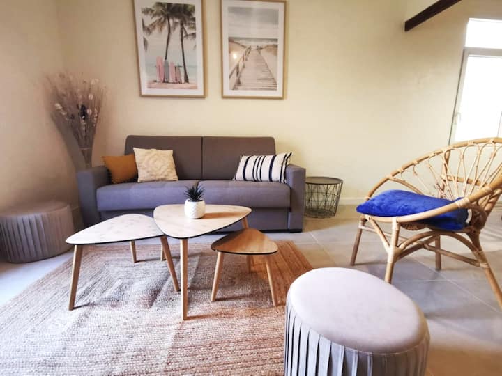 Le Cocon*rénové*clim*terrasse*wifi*hypercentre - Miramas