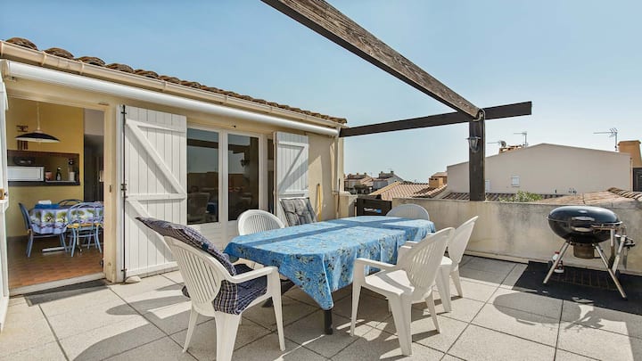 Appt Lumineux 4/6 Pers, 2 Terrasses, Plage à 80m - Agde