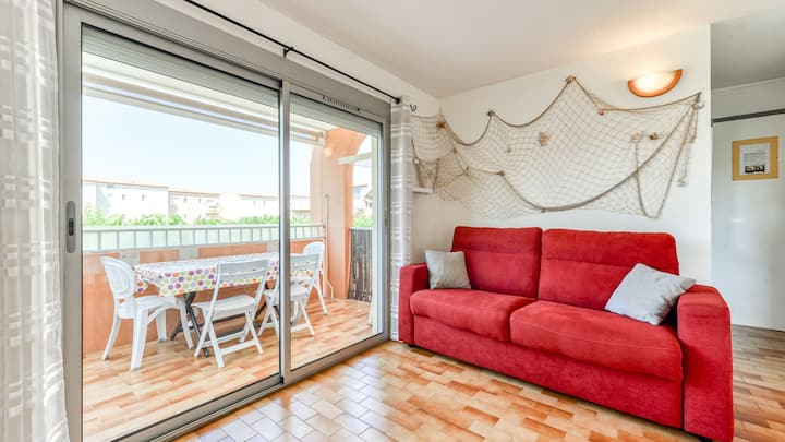 Appt Lumineux 4/6 Pers, Terrasse, Parking Gratuit - Vias