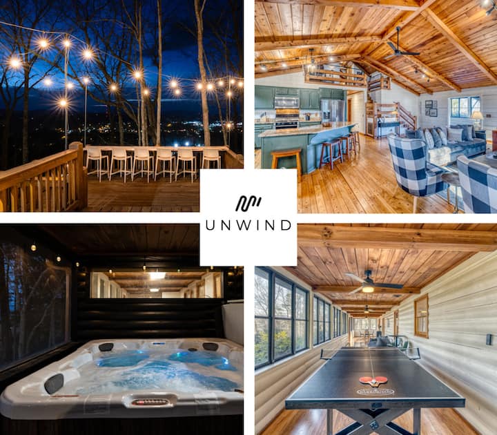 Eagles Haven - Two Cabins W/ Massive Deck & Views! - Blue Ridge, GA