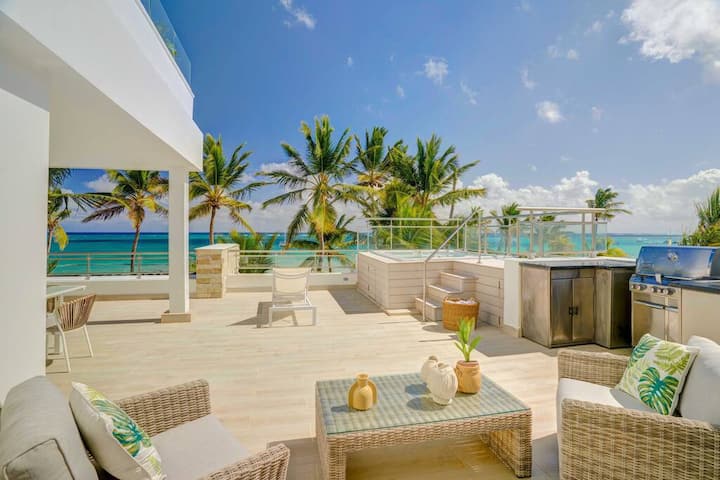 Beachfront Condo- Sea View Ah-302 @Costa Atlantica - Punta Cana