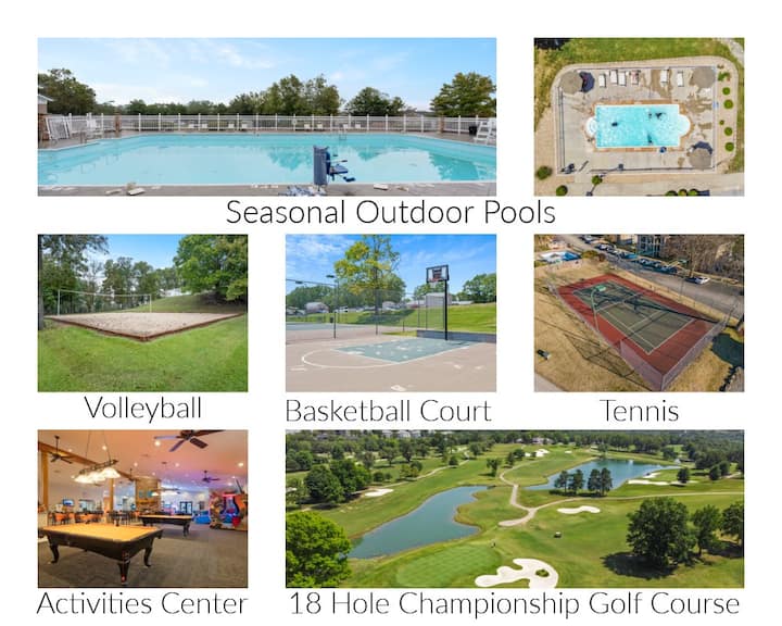 Golf View Escape–holiday Hills–golf, Outdoor Pools - Lake Taneycomo, MO