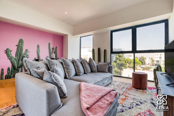 Casa Roma | Pool And Terrace | 3 Br 6 Guests - Benito Juárez