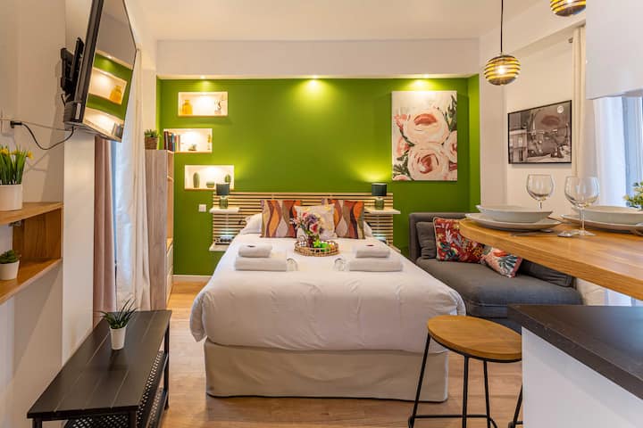 Intimiste Studio - 1br/2p -  Centre De Paris - Buttes-Chaumont