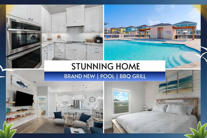 Beachy Rockport Stay W Pool, Deck, Boat Parking - Bayside, TX