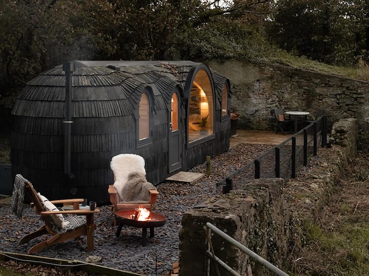 Luxury Eco Cabin With Sea Views - Anglesey