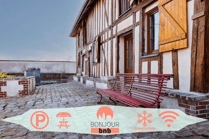 2 Appartements Au Calme + Jardin + Parking - Troyes