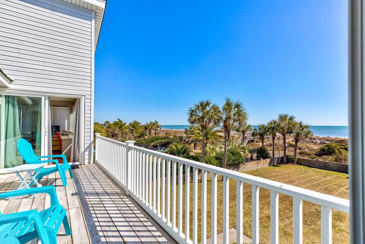 Oceanfront Home Pet Friendly Directly On Ocean - Myrtle Beach, SC