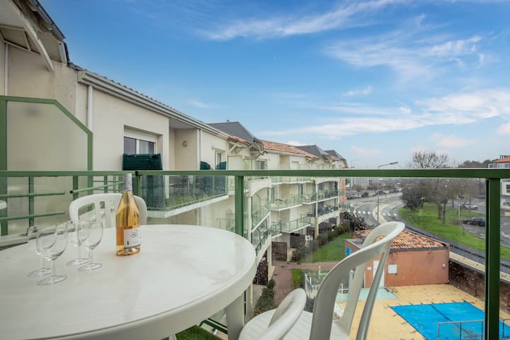 200m Du Port - Appart 4 Pers, Piscine, Terrasse - Les Sables-d'Olonne