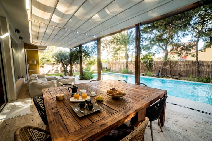 Villa Con Piscina A 2' A Pie De La Playa - Alicante