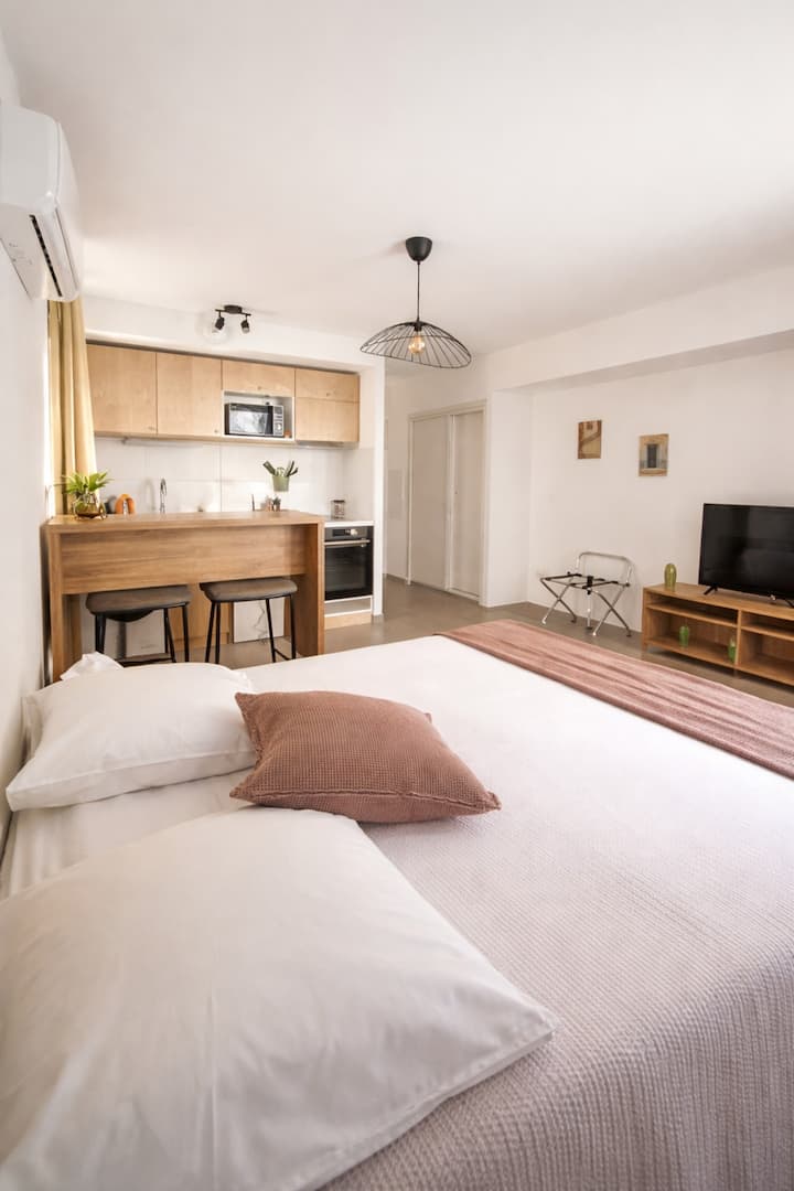 Studio 25m2 Climatisé Et Entièrement éQuipé - Velaux