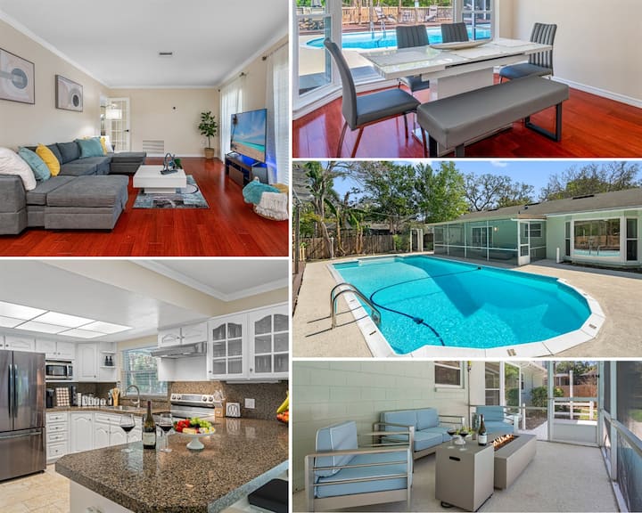 Spacious & Amazing Home W/ Big Pool And Patio - 리버뷰