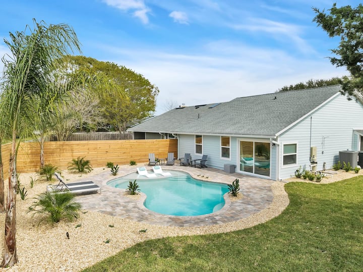 The Blue Oasis - 3/2 Pool Home S Jax Beach - Ponte Vedra Beach, FL
