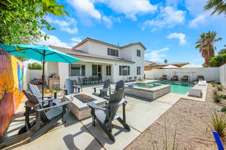 Spring Deals! Great Backyard/big Pool/mural/g’room - Coachella, CA