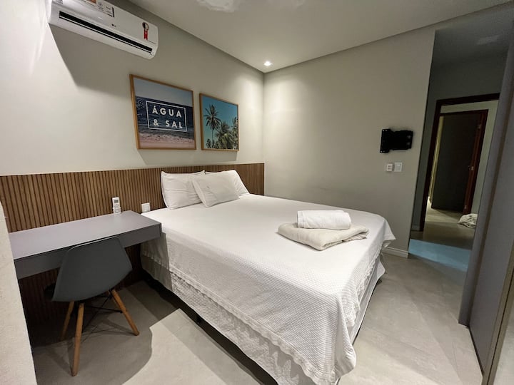 Ap 04 - 500m Da Areia; Apto Sofisticado, A/c - Porto Seguro