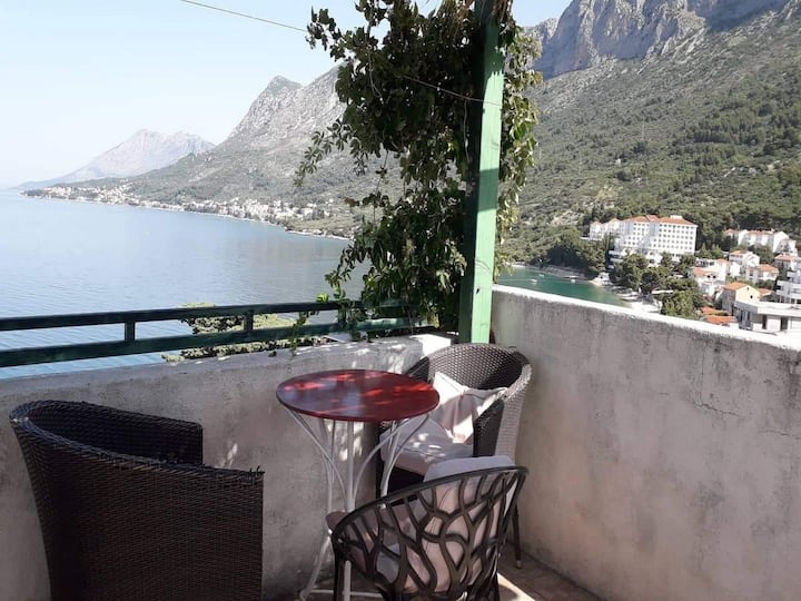 Apartments Kamaki - One Bedroom, Terrace,sea View - Gradac
