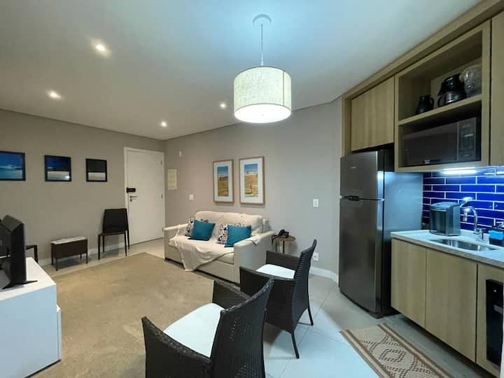 Residencial Estanconfor Com Vista Mar 3 Ac Garagem - Santos