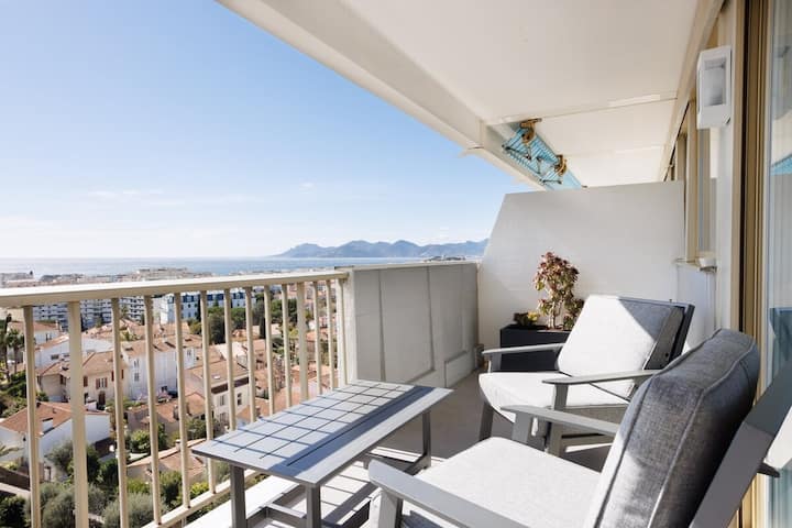 Cannes Panorama - Piscine, Vue Mer, Parking, Clim - Cannes