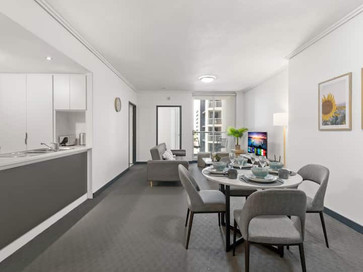 Cbd Centre Location, Free Carpark, Spacy 2 Bed Apt - Brisbane