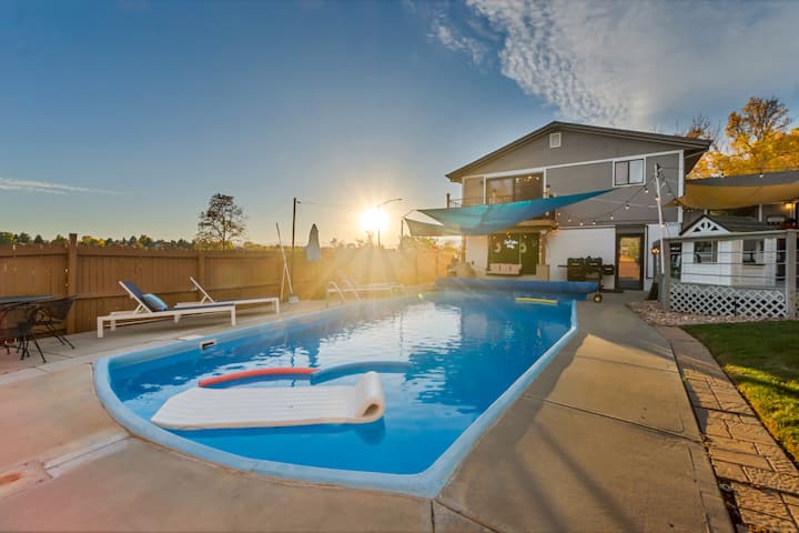 Private Heated Pool Open, Spring Break! Lake View - Arvada, CO