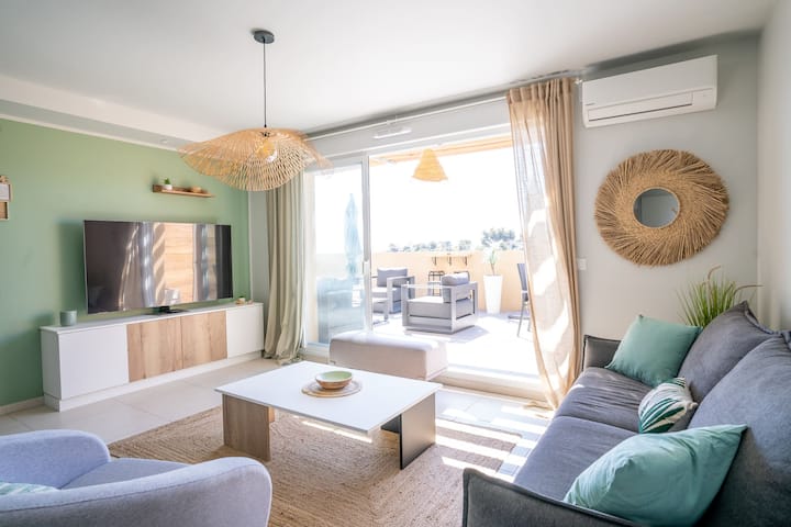 T3 Standing, Vue Mer, Devant La Plage - ibis Martigues Centre