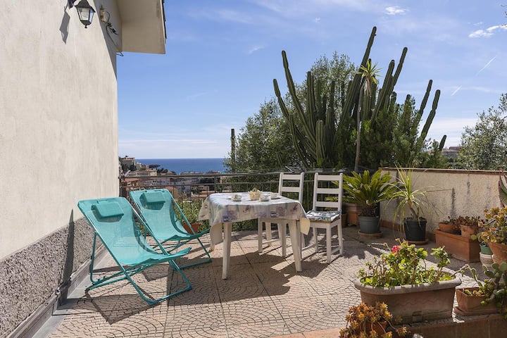 Villa With A/c And Sea View Terrace | V02 - Imperia