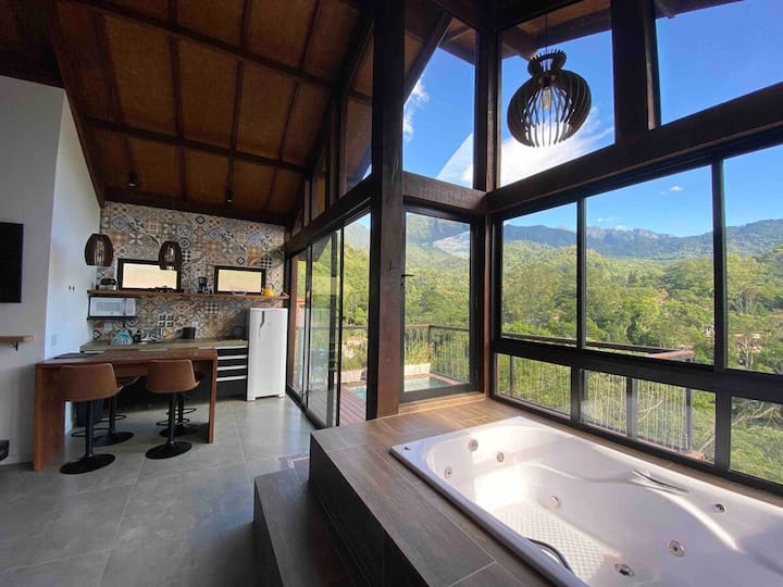 Recanto Romântico Com Vista Incrível Da Serra - Penedo