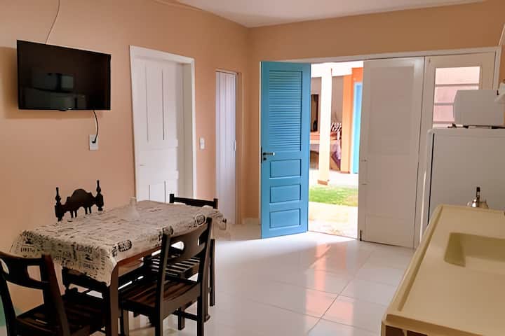 Apartamento9 | Cozinha | Garagem | Ar | 200m Mar - Florianópolis