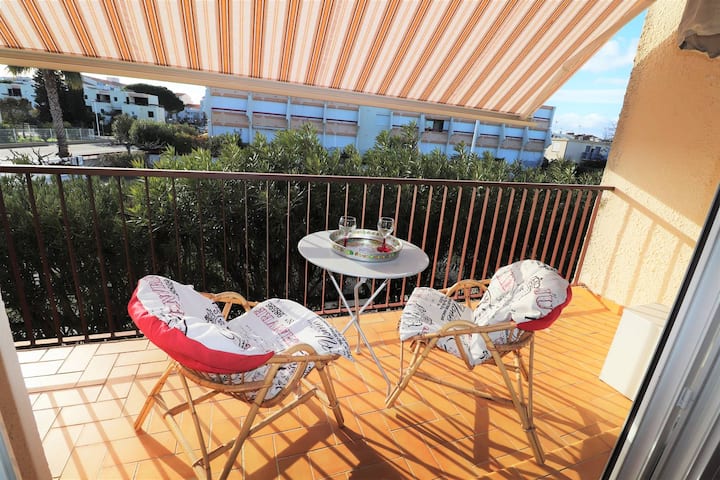 Studio 4 People 350m Sea Air Conditioning Parking - Le Grau-du-Roi