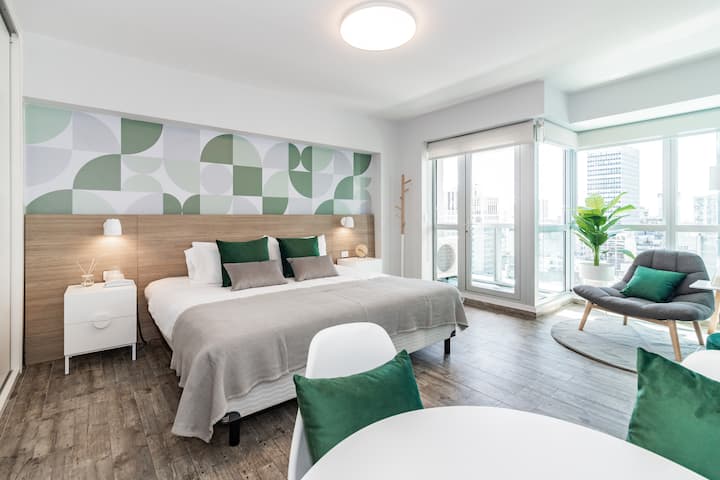Sky High Studio -Torre Bellini / Wifi / Pool - Buenos Aires