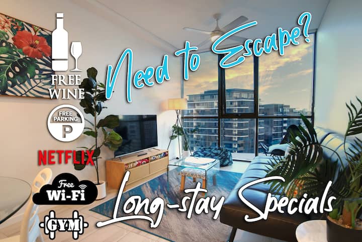 2br Food&drink Hub | Pool | Parking| Gym | Rooftop - Brisbane