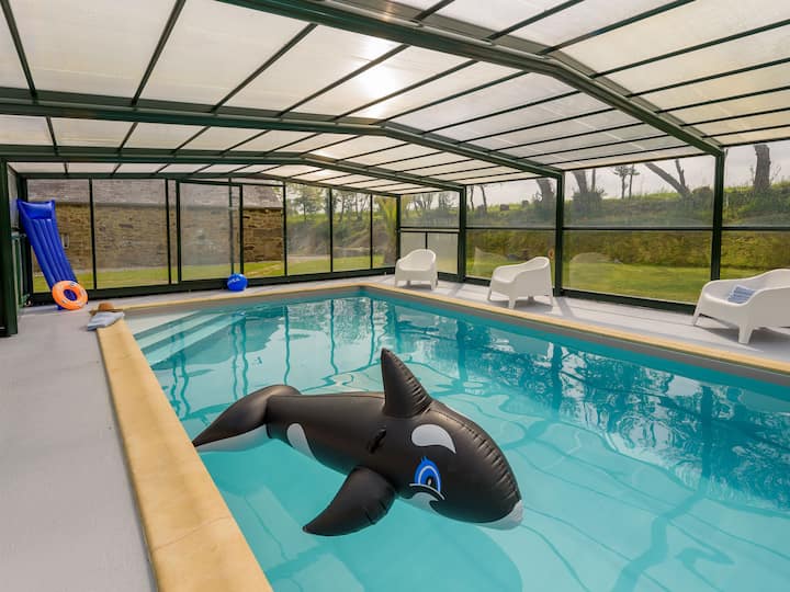Maison De Vacances Avec Piscine Privée - Landéda