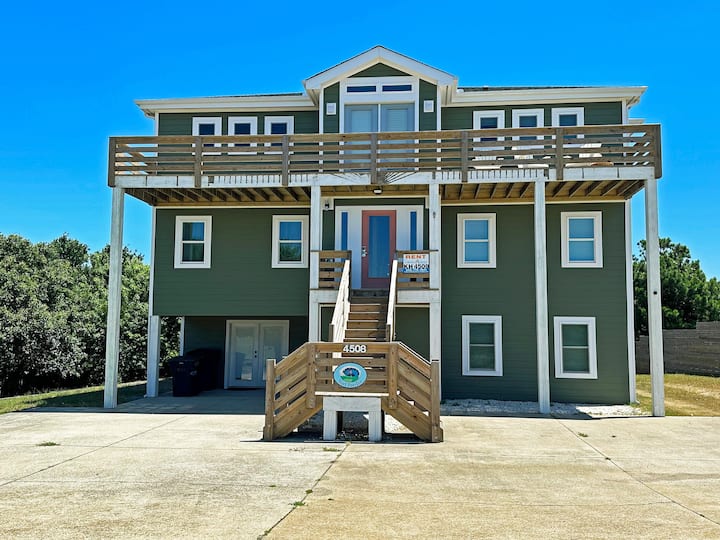 Kh4508-  6 Brs W/ Pool Table, Gourmet Kitchen, Pri - Kitty Hawk, NC