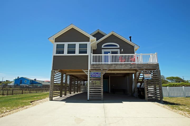 Kh4112- Oceanside Home- 4 Bedrooms, 2 Baths, Priva - Kitty Hawk, NC