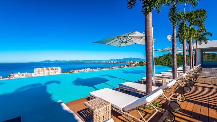 Soho Pv Luxury • Ocean View, Pool, Gym, 7m Beach - Puerto Vallarta