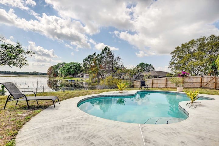 Screened Porch: Waterfront Home In Deltona! - Deltona, FL