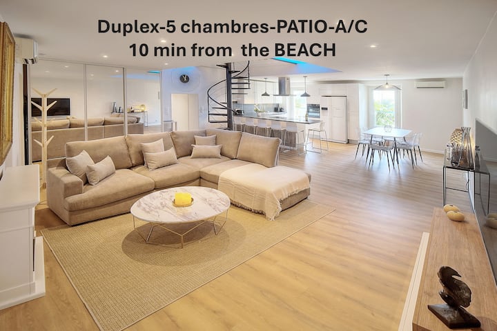 Duplex 5-bedroom Patio, Central Cannes A5b003 - Cannes