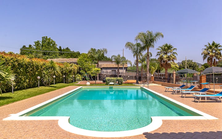 Villa Aura-home N Pool - Taormine