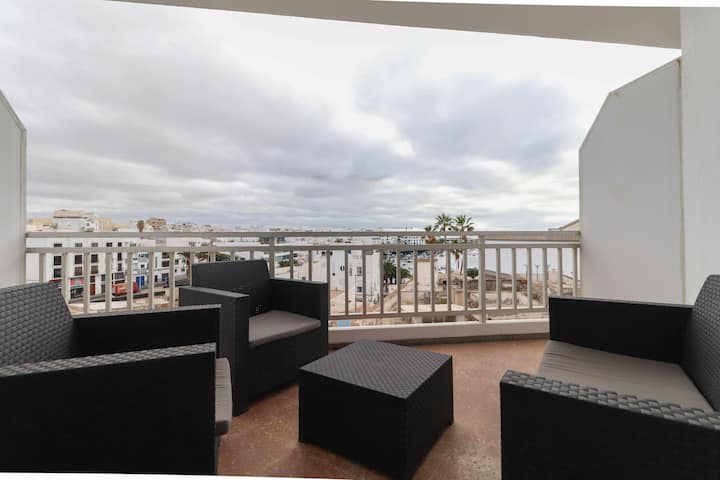 Hz4102 Estudio Con Terraza Grande Y Vistas - Arrecife