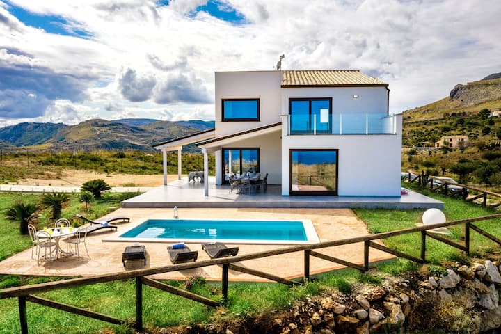 Modern Villa With Sea View And Pool In Sicily - San Vito Lo Capo