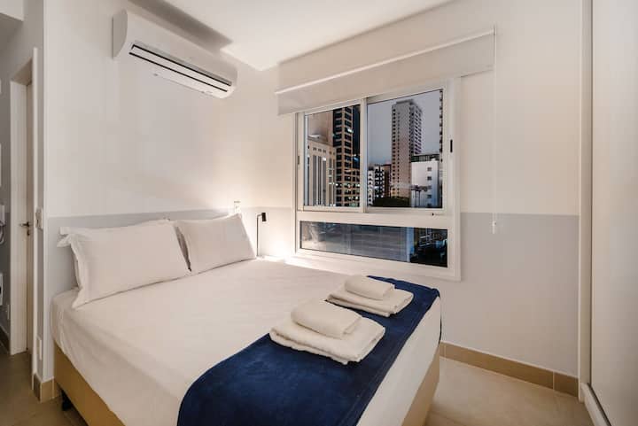 S601 Studio Para 4 Pessoas Próx. Metro Linha Lilás - 상파울로