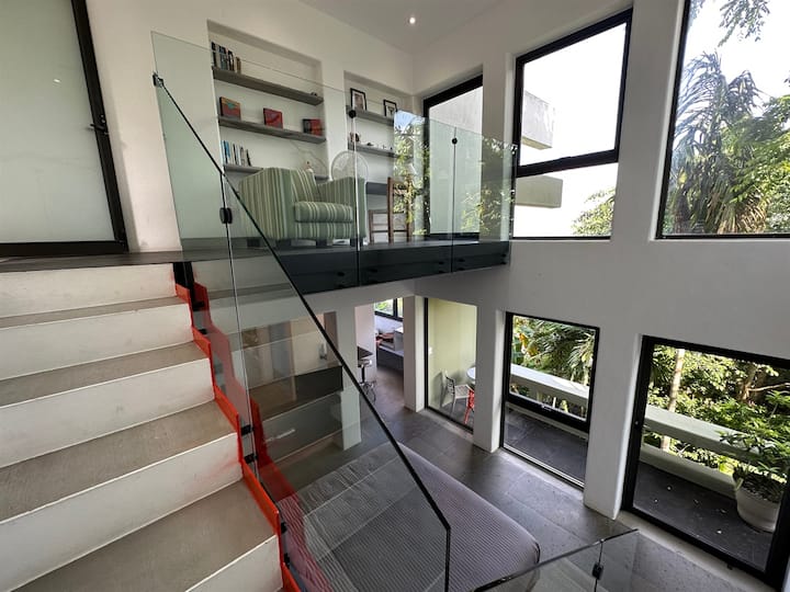 Studio Loft With 20' Ceilings, Ocean Views, Wifi - Sayulita